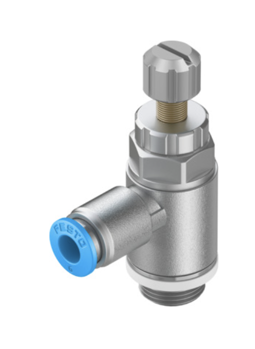 Festo GRLA-1/4-QS-8-RS-D One Way Flow Control Valve | Mechtrace - Technician on the way