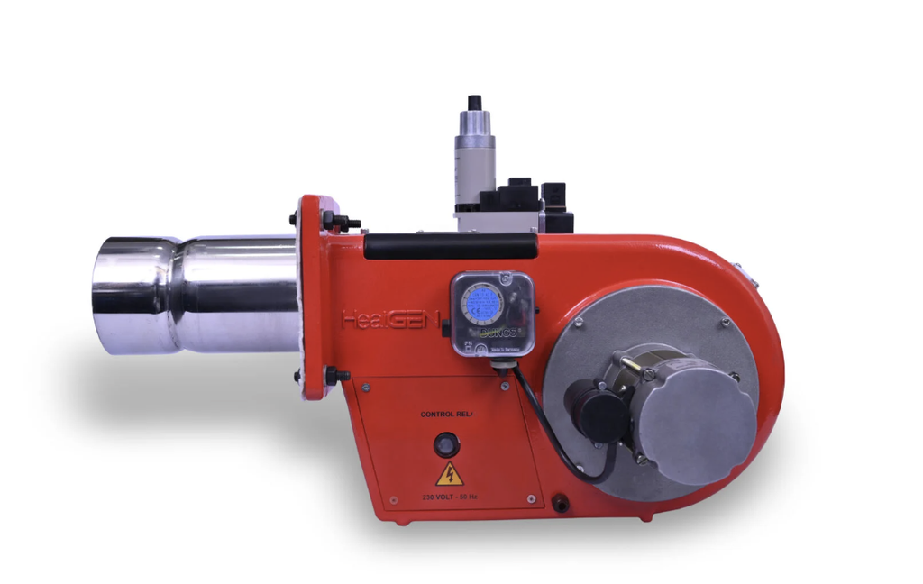 HeatGen HG 350 Single Stage Industrial Gas Burner with Multiblock MBDLE ...