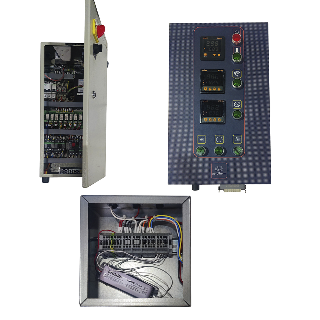 CS aerotherm Electrical Control Panels (Front, Rear and Junction Box ...