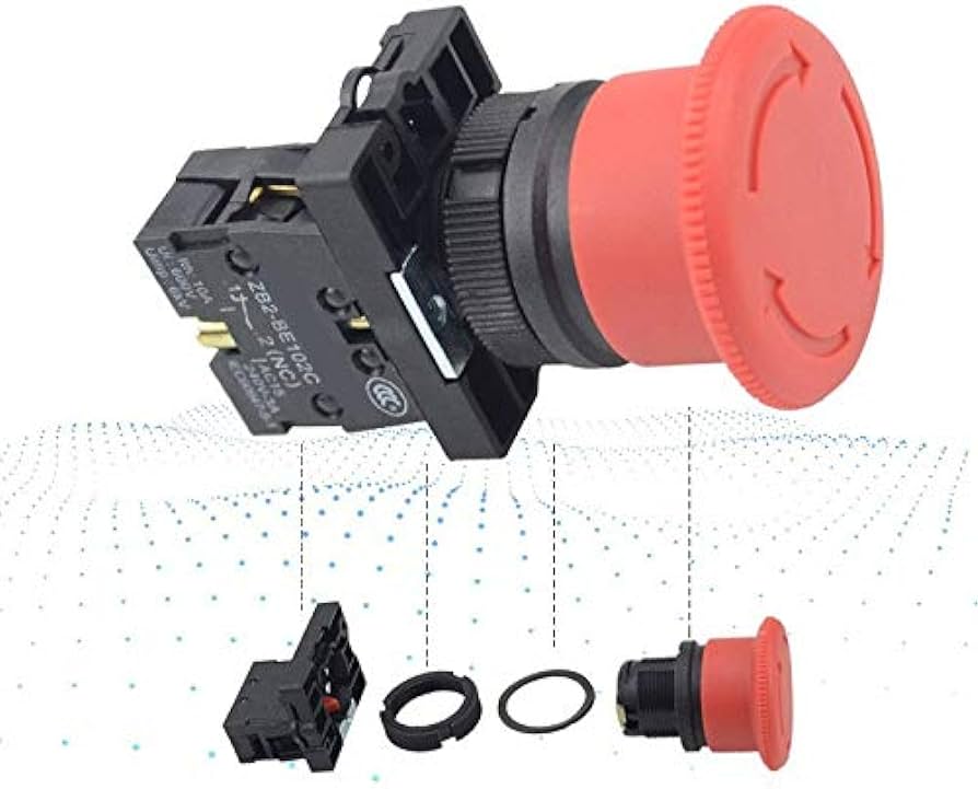 Teknic Emergency Actuator, with holder, 1 NC | Mechtrace - Technician ...