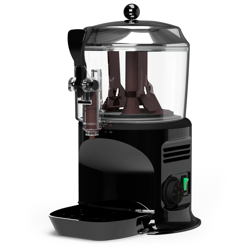 UGOLINI Delice 5 Ltr Black - 5 Liter x 1 Jar Hot Chocolate Dispenser ...