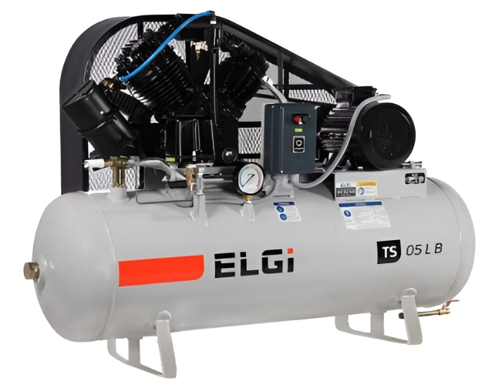 ELGI TS05 LB-12 TM220L Reciprocating Air Compressor | Mechtrace ...